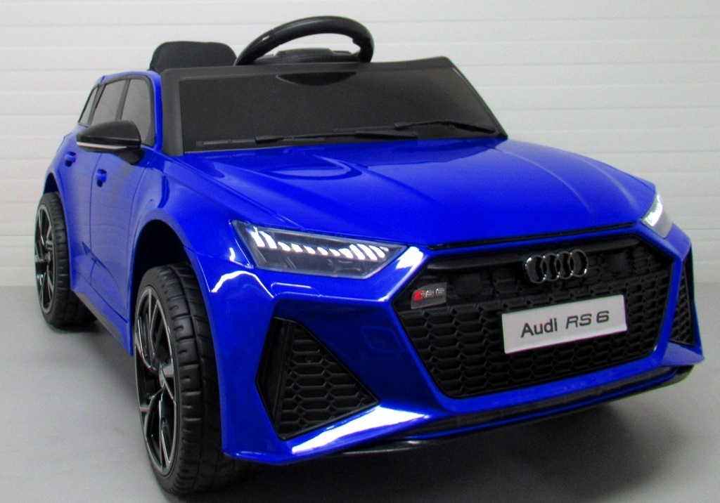 AUDI RS6 GT Niebieski Auto na akumulator EVA Skóra pilot > Sklep ...